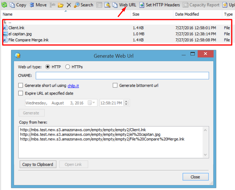 How to generate Amazon S3 Web URLs using MSP360 Explorer How to generate Amazon S3 Web URLs using MSP360 Explorer