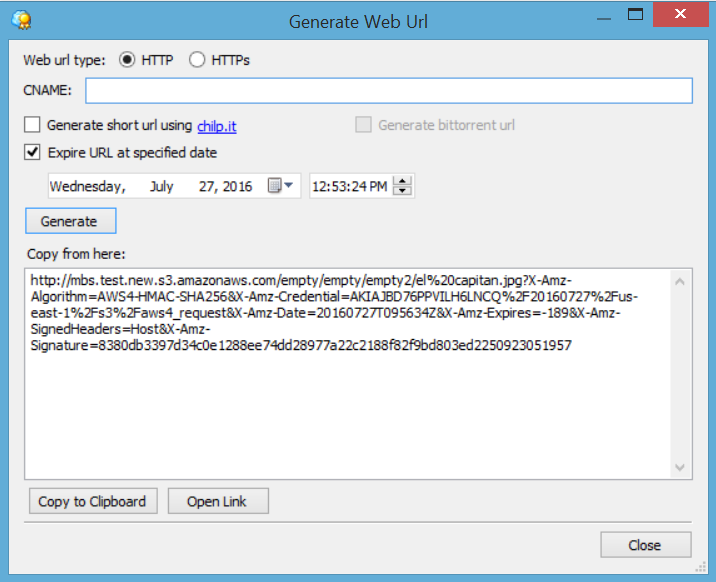 How to generate Amazon S3 Web URLs using MSP360 Explorer How to generate Amazon S3 Web URLs using MSP360 Explorer