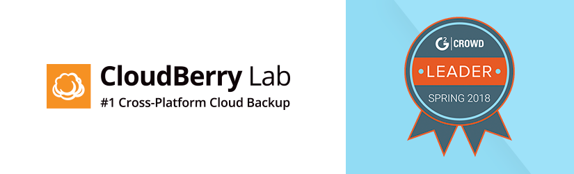 MSP360 Achieves Leader in G2 Crowd's Spring 2018 Backup Grid Report