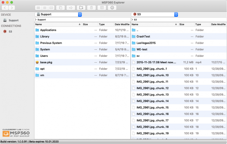 MSP360 (CloudBerry) Explorer for macOS 1.0.0 Is Out