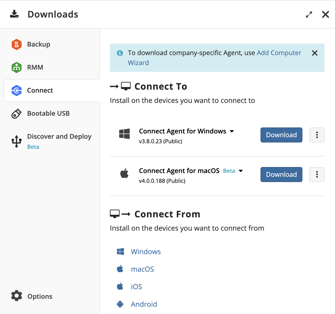 MSP360 Managed Connect for macOS | MSP360 Resources
