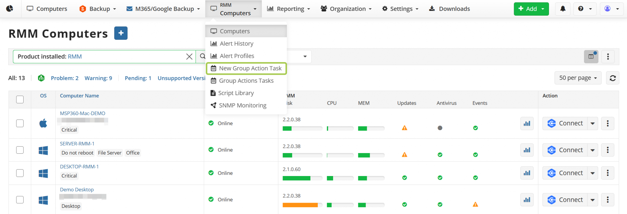 Free RMM Tools | MSP360 Resources, RMM Community Edition