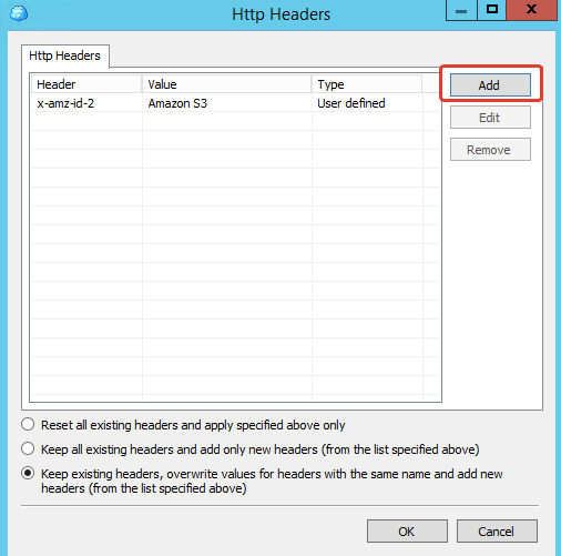 Custom HTTP Headers for Amazon S3 objects with MSP360