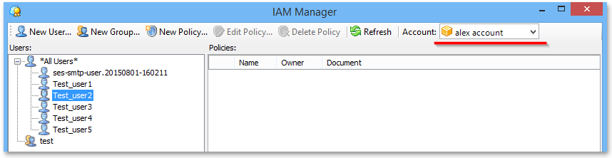 Specifying AWS IAM User Groups: IAM Credentials and Policies
