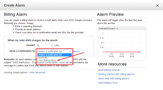 How to Configure Billing Alerts for AWS Account
