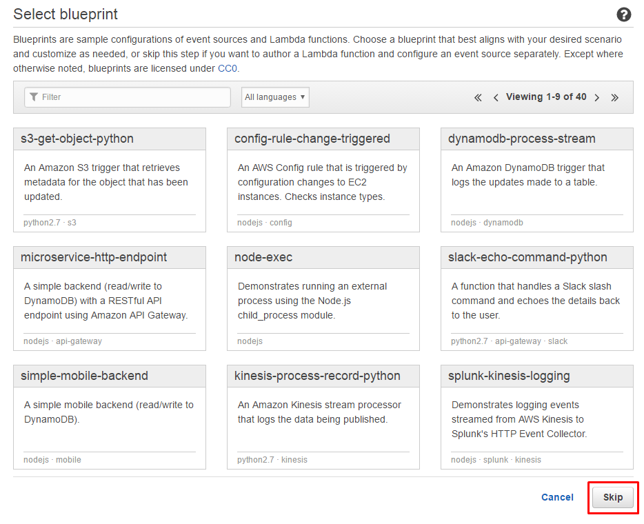 Aws Console Creating Lambda Function Msp360 Blog