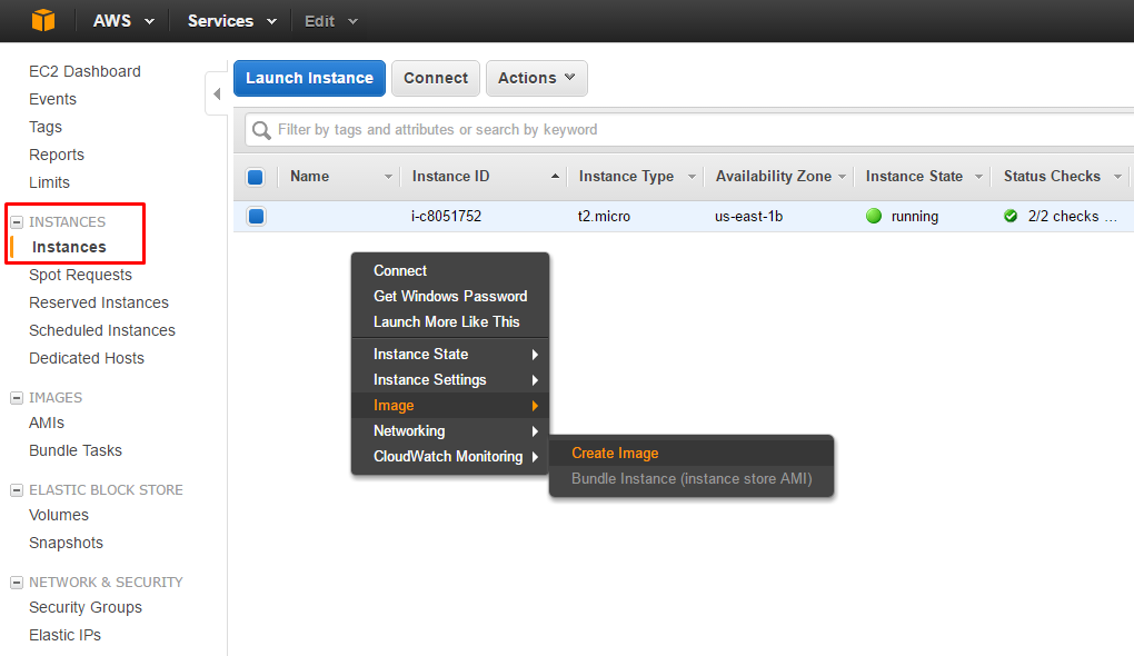 Move Amazon EC2 Instance to Another AZ, VPC or Region