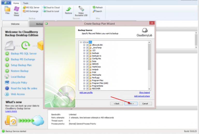 Getting Started with B2 Cloud Storage and MSP360 Backup