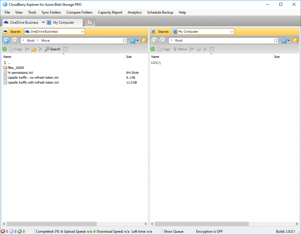 MSP360 Explorer for Azure 2.8 Release Notes