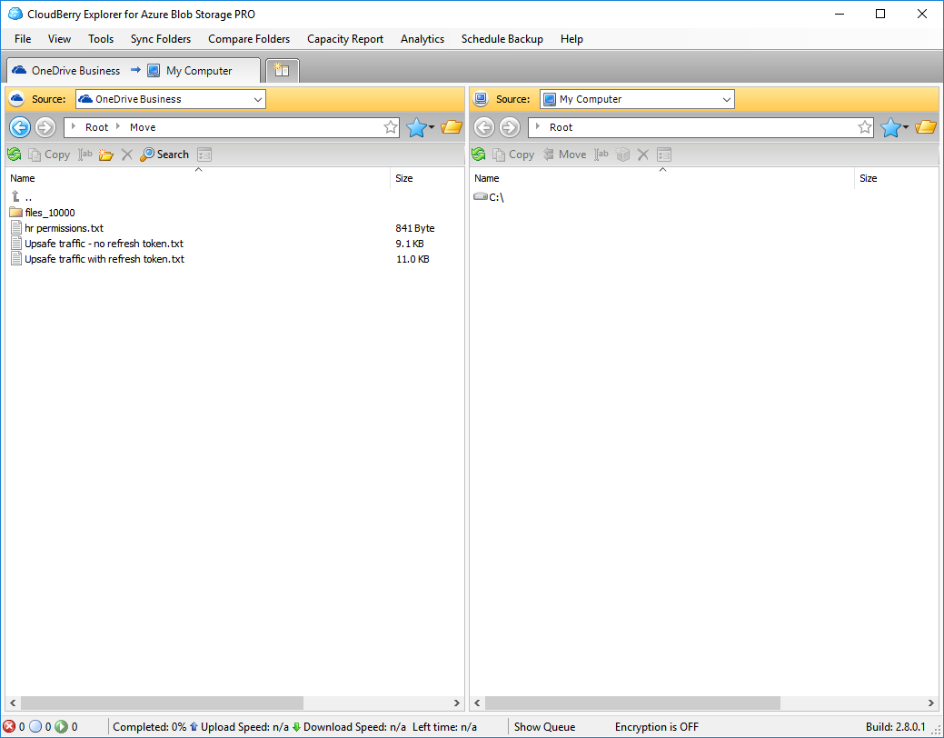MSP360 Explorer for Azure 2.8 Release Notes