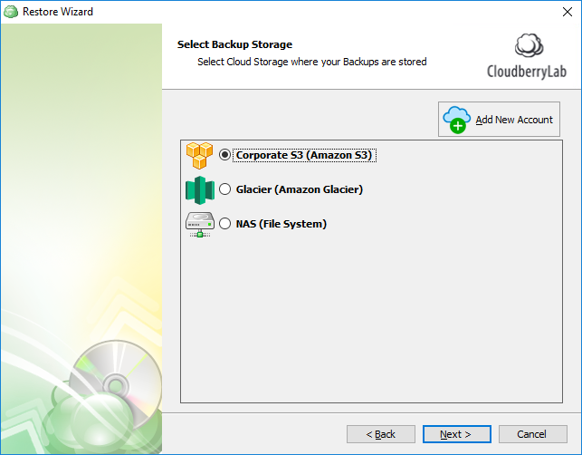 Restoring image-based backups as vSphere instances