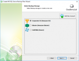 SQL Database Backup with MSP360