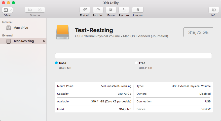 How To Resize Mac Partition