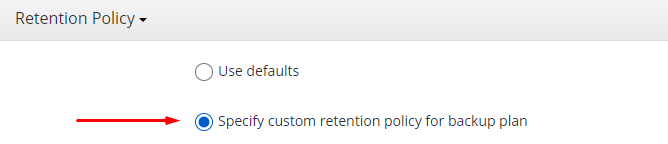 How to Set Up Retention Policy in Managed Backup Service