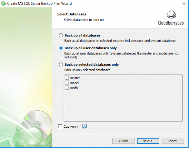 Azure SQL Server Backup with MSP360