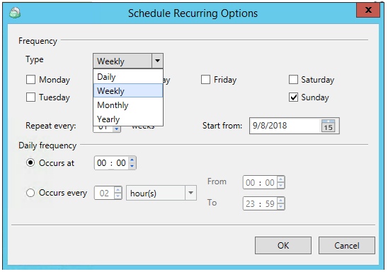 Windows Server Backup Multiple Schedules