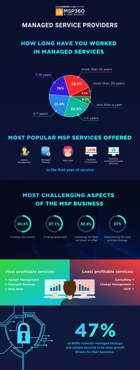 MSP Infographics: Managed IT Service Providers Survey