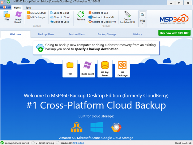 Guide to MSP360 Standalone Backup Trial License Activation