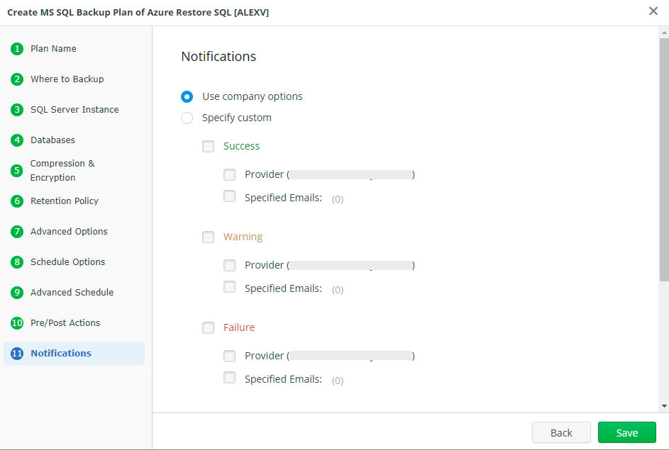 How to Back Up MS SQL Server with Managed Backup Service