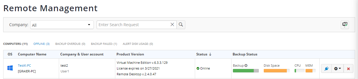 Introduction to MSP360 Managed Backup Console
