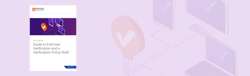 User verification guide blog header | MSP360 Blog