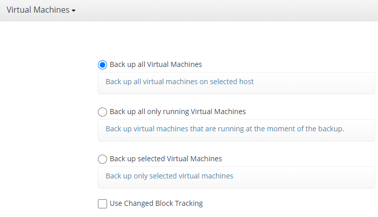 Backing Up a VMware Virtual Machine in MSP360 Managed Backup