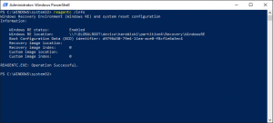 How to Enable Windows Recovery Environment