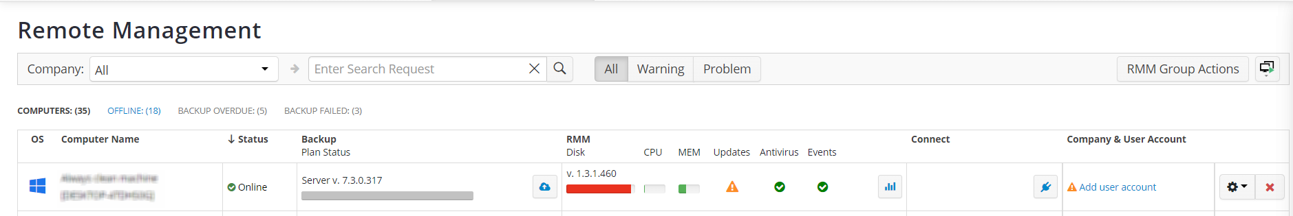 Getting Started with MSP360 RMM