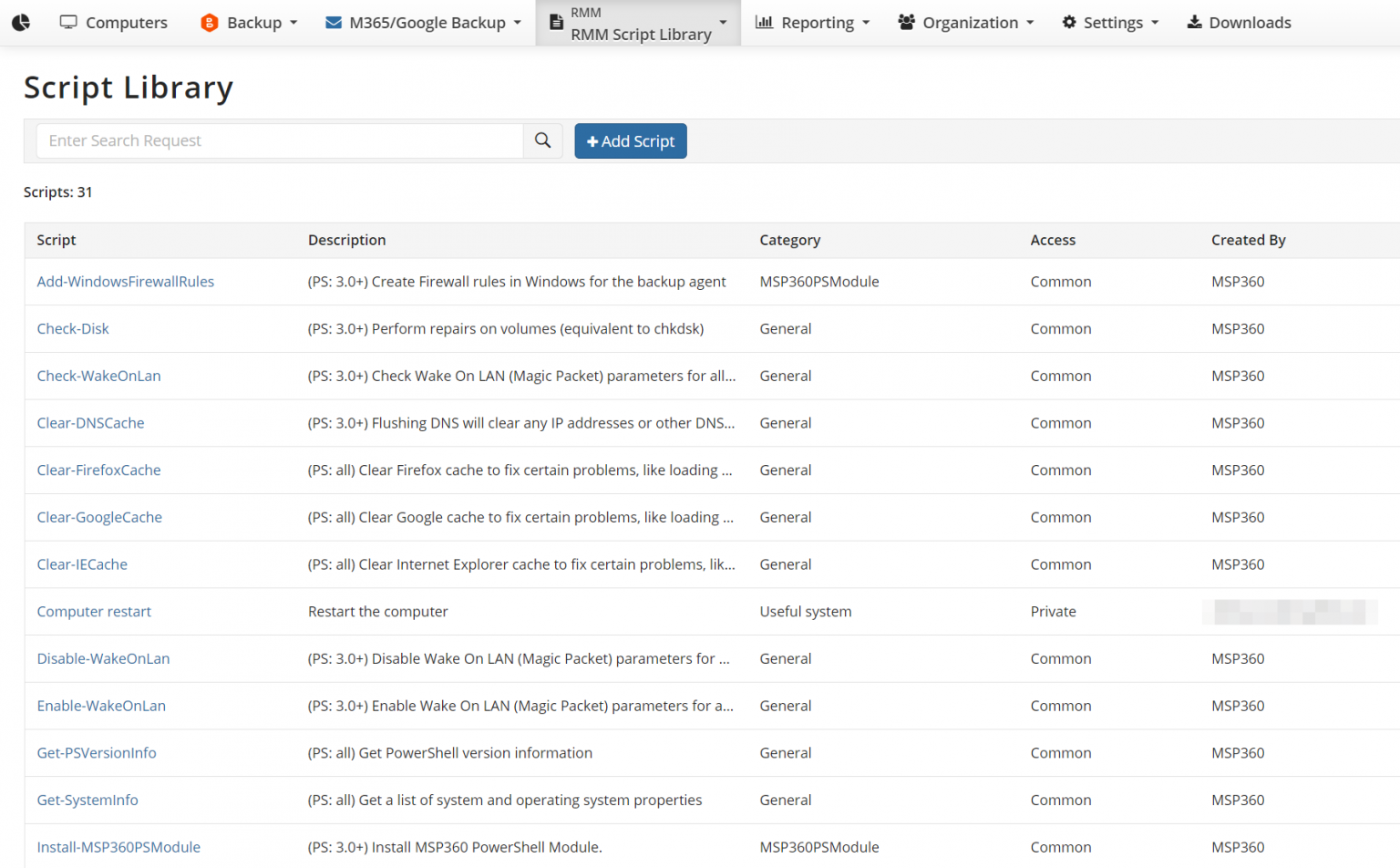 Getting Started with MSP360 RMM