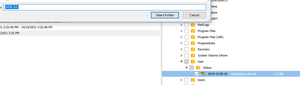 Item-Level Restore from an Image-Based Backup with MSP360