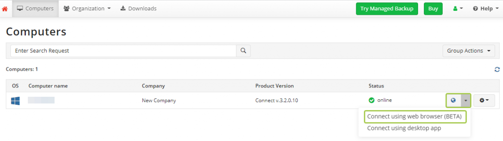 Introducing Web-Based Remote Access with MSP360 Connect